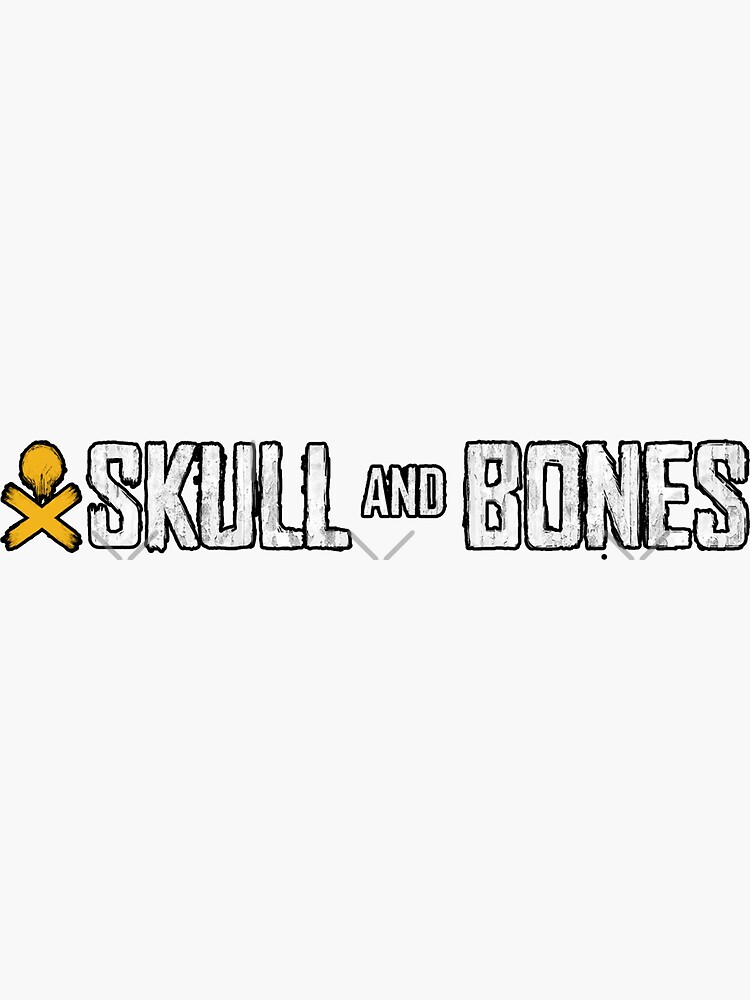 "Skull and Bones Logo" Sticker for Sale by Seaboid | Redbubble
