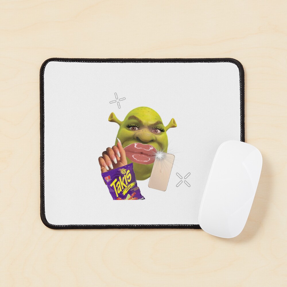 "Baddie shrek going full baddielicious" Sticker for Sale by PTSD22lc ...