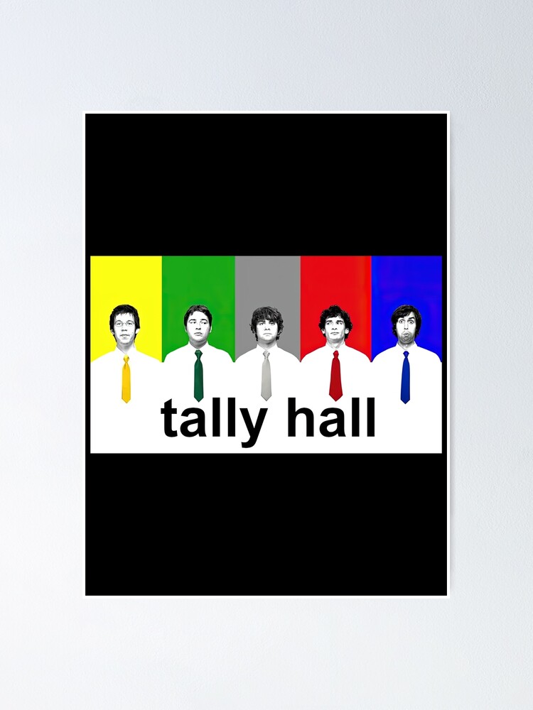 "Tally Hall color" Poster for Sale by umilukur | Redbubble