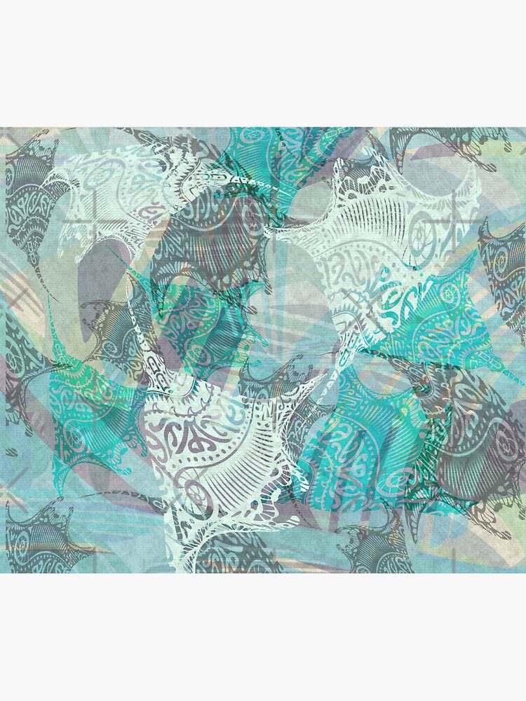 "Hawaiian Tribal Rays" Sticker by sunnthreads | Redbubble