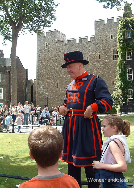 "beefeater blue-boy..." by WonderlandGlass | Redbubble