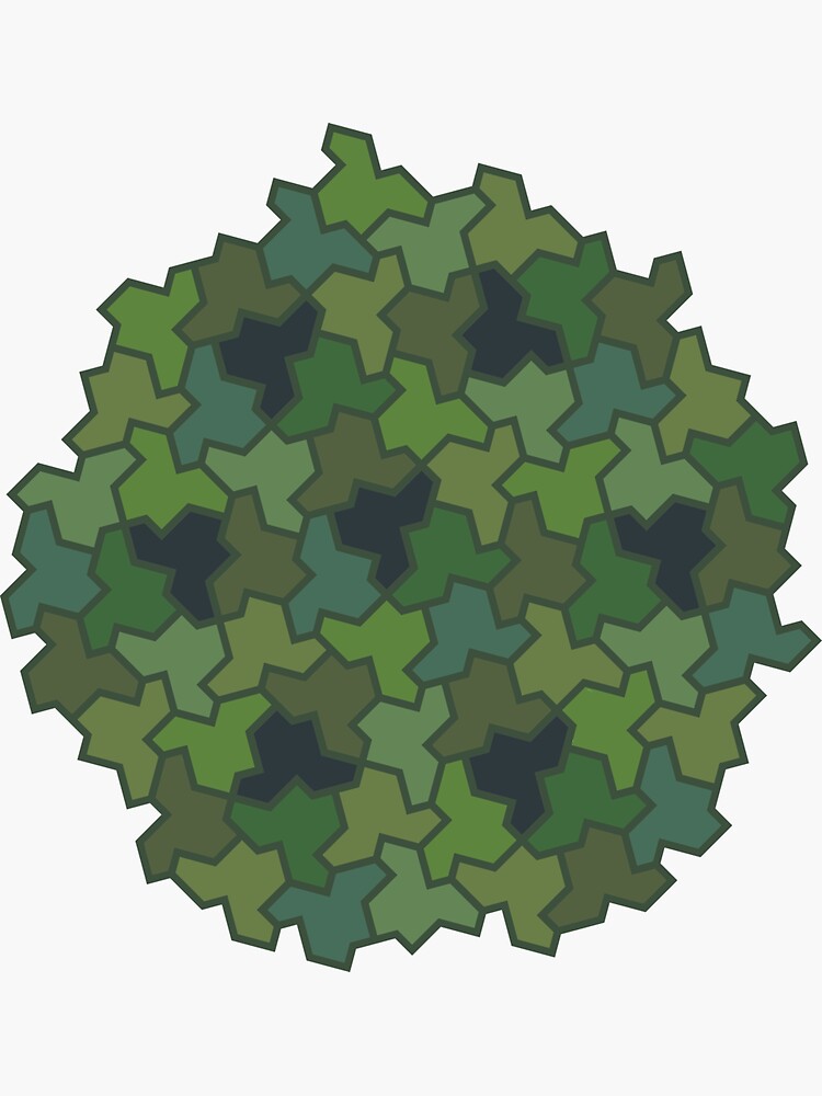 "DARK FOREST – einstein tile pattern" Sticker for Sale by ...