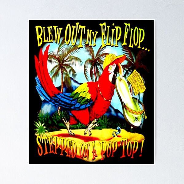 "Blew Out My Flip Flop..." Poster for Sale by Tajirr | Redbubble