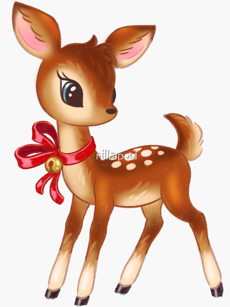 "Fawn" Sticker for Sale by nillapod | Redbubble