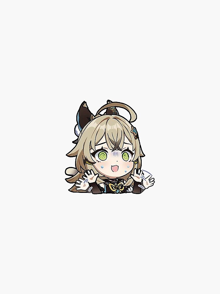 "kirara from genshin impact" Sticker for Sale by SidneyTic | Redbubble