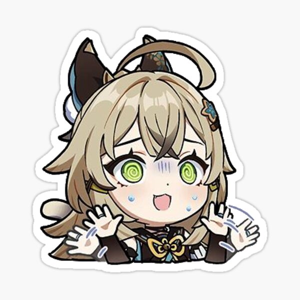 "kirara from genshin impact" Sticker for Sale by SidneyTic | Redbubble