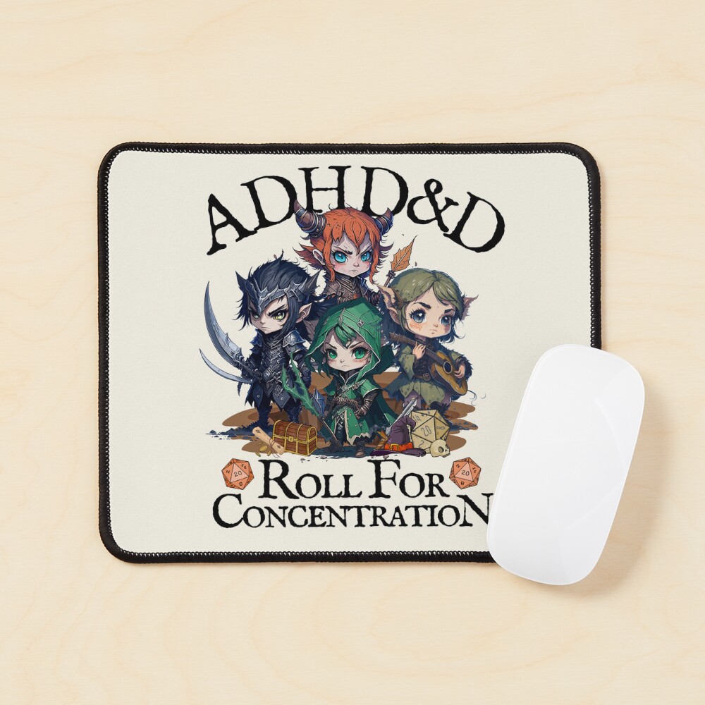 "ADHD dnd adventurers: roll for concentration, neurodiversity & mental ...