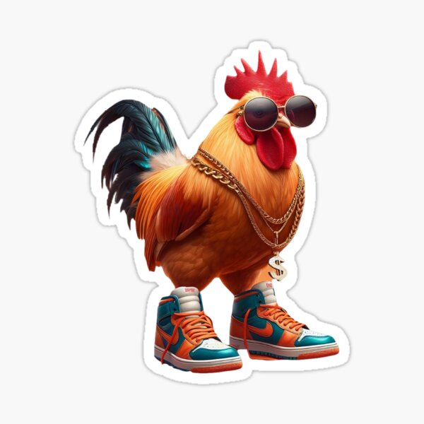 "Drip chicken " Sticker for Sale by spelndid1111 | Redbubble