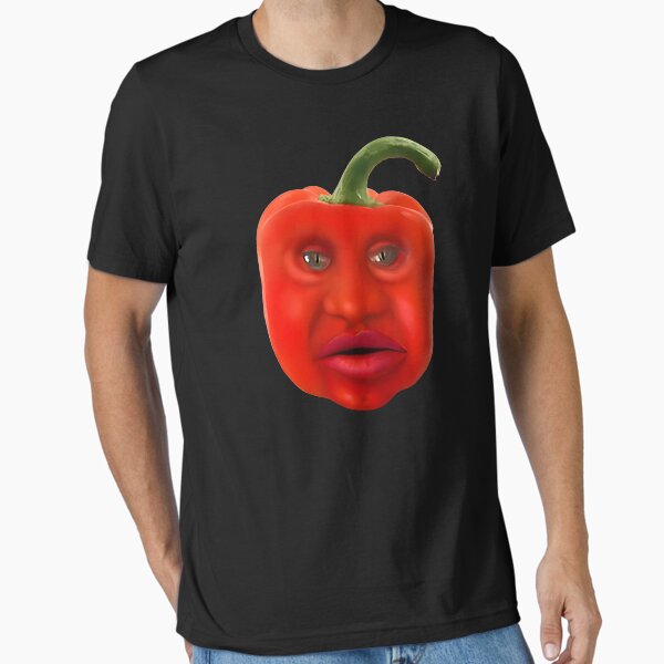 "Peppa Mane / Red Pepper With Face meme" Essential T-Shirt for Sale by ...