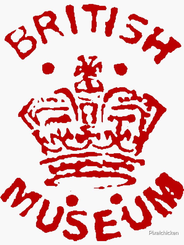 "Library Stamp Special Collections British Museum 1920s" Sticker for ...