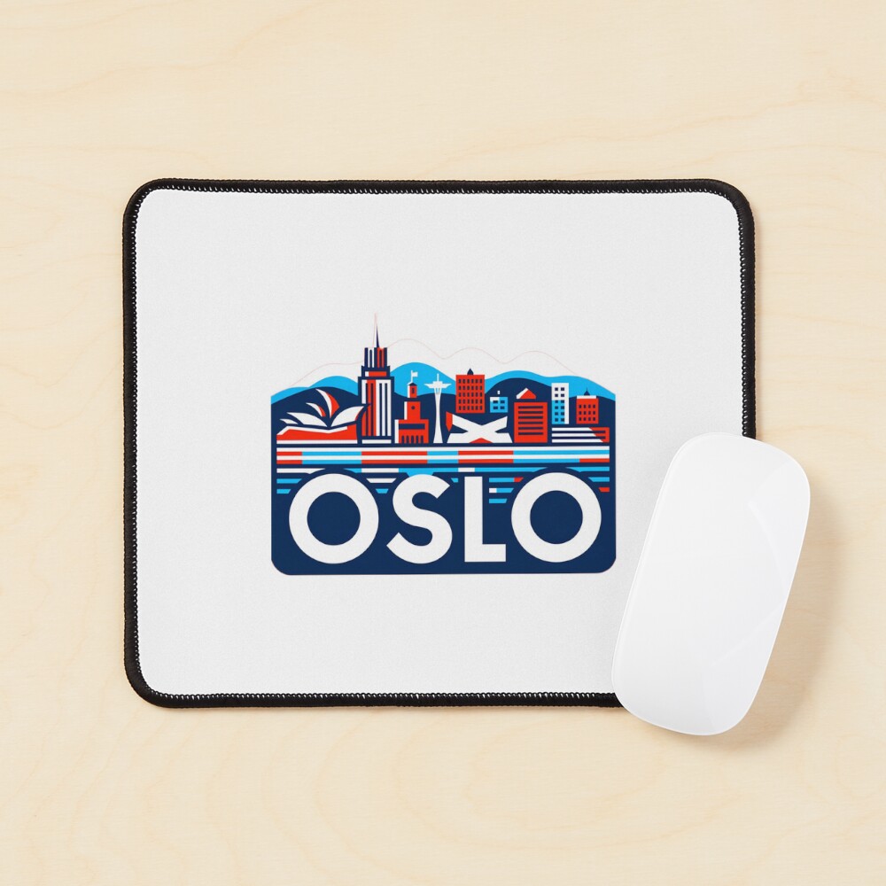"Oslo Norway" Sticker for Sale by Iskanderox | Redbubble