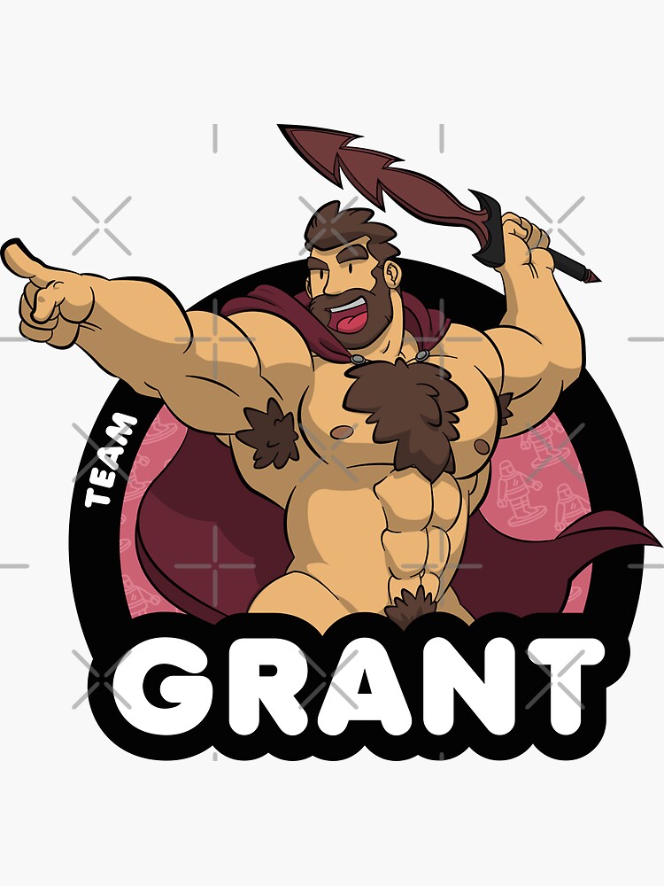 "Team Grant - Robin Morningwood Adventure" Sticker by GrizzlyGamer | Redbubble