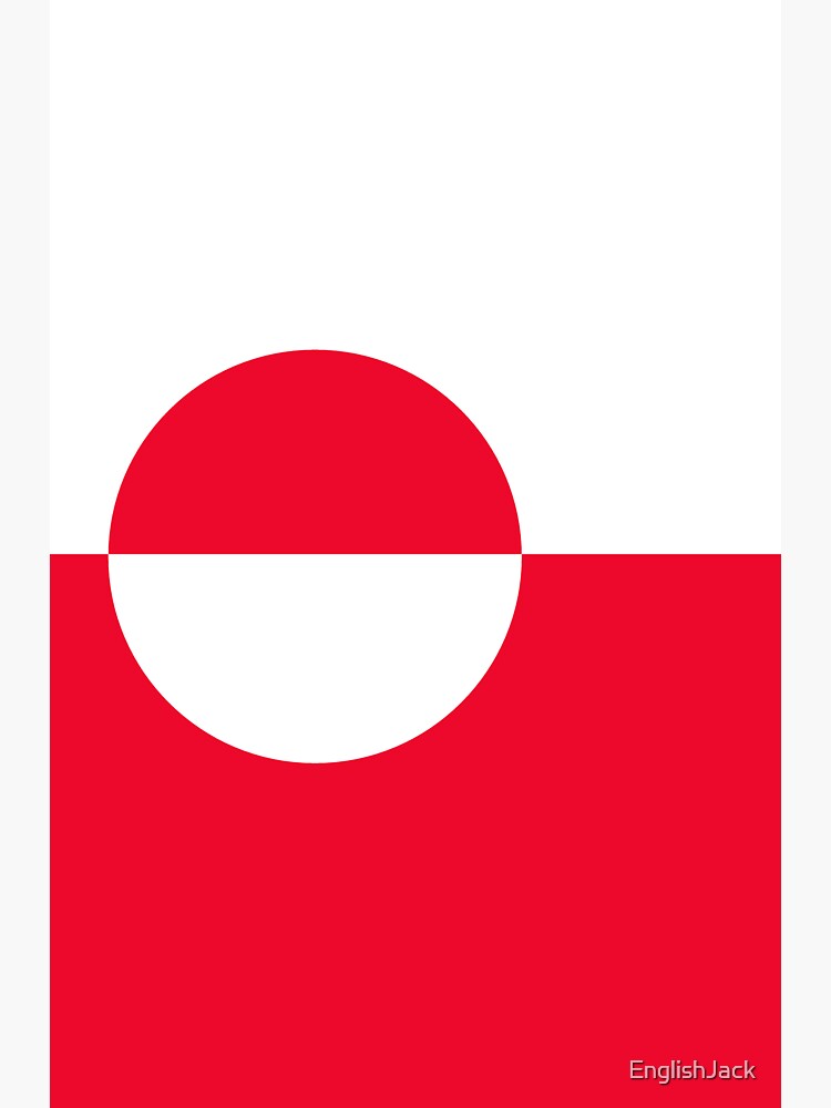 "Greenland Flag" Sticker for Sale by EnglishJack | Redbubble