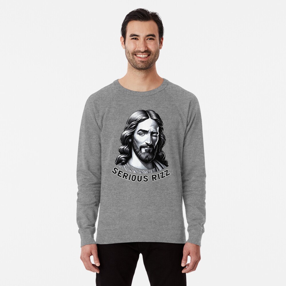 "Winking Jesus - Serious Rizz" Sticker for Sale by LexicalLegend ...