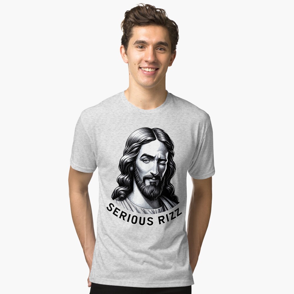 "Winking Jesus - Serious Rizz" Sticker for Sale by LexicalLegend ...