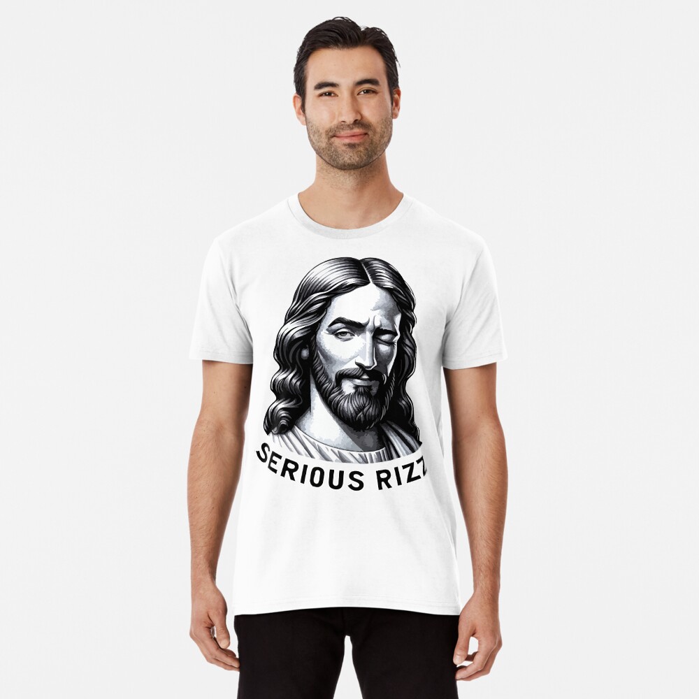 "Winking Jesus - Serious Rizz" Sticker for Sale by LexicalLegend ...