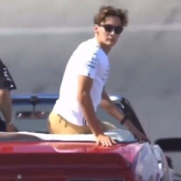 "george russell f1 meme" Sticker for Sale by lauisnotonfire | Redbubble