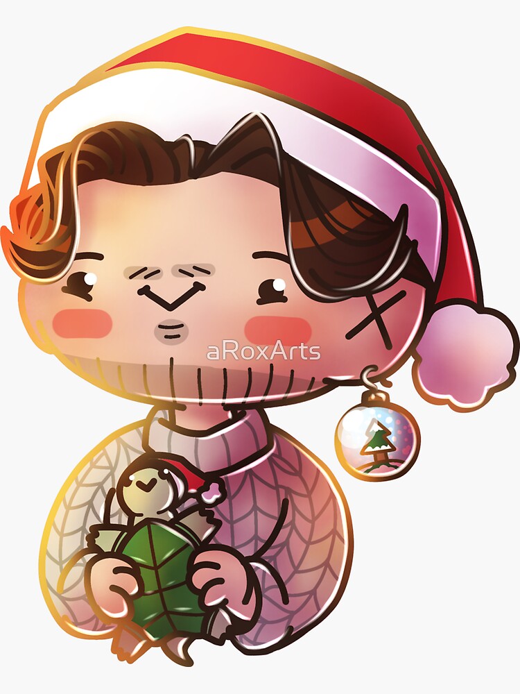 "Nace - Joker Out xmas series" Sticker by aRoxArts | Redbubble