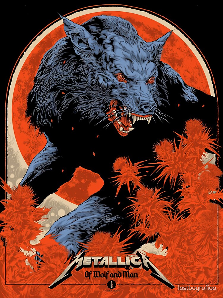 "Metallica's Thunder" Sticker for Sale by lostboyrufioo | Redbubble