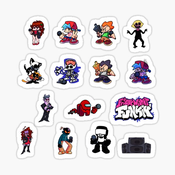 Pegatina con la obra «FNF Friday Night Funkin'» de SebasthianStore ...