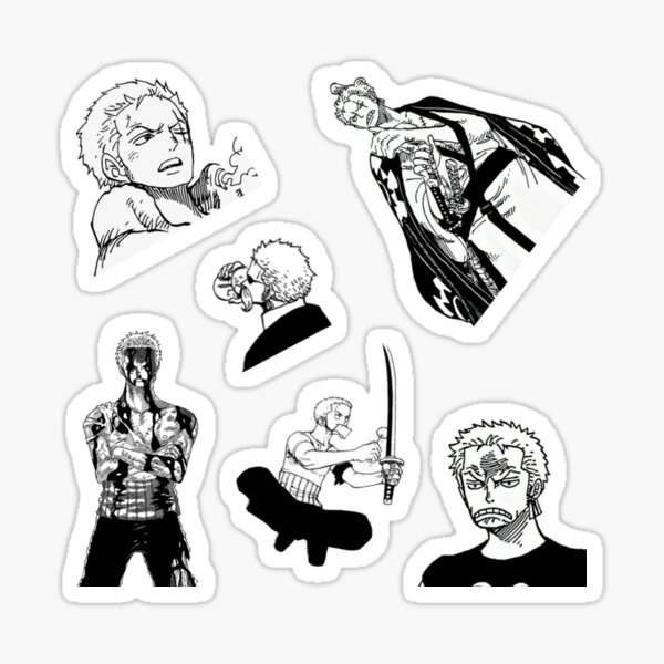 "ONE PIECE: Roronoa Zoro Sticker Pack" Sticker for Sale by Yukisuba ...