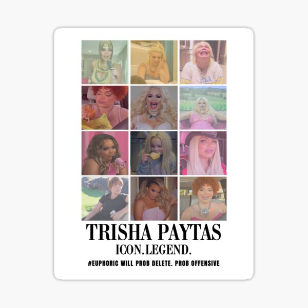 "Trisha Paytas Eras Tour " Sticker for Sale by rosiebigfoot | Redbubble