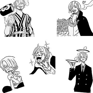 "ONE PIECE: Sanji Sticker Pack" Sticker for Sale by Yukisuba | Redbubble