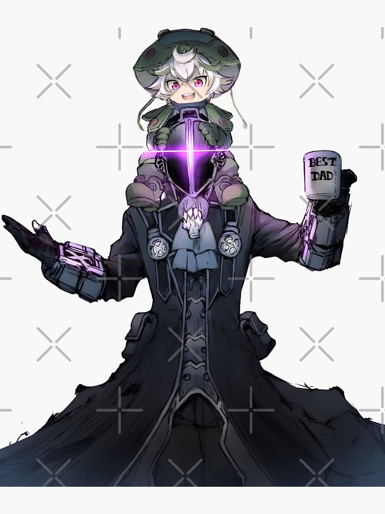 "Made in Abyss - Bondrewd and Prushka - Best Dad " Sticker for Sale by ...