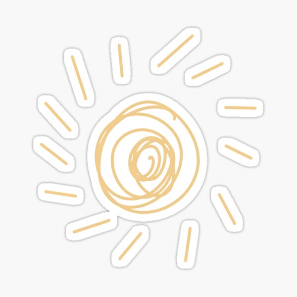 "Sun" Sticker for Sale by LaongfongDesign | Redbubble