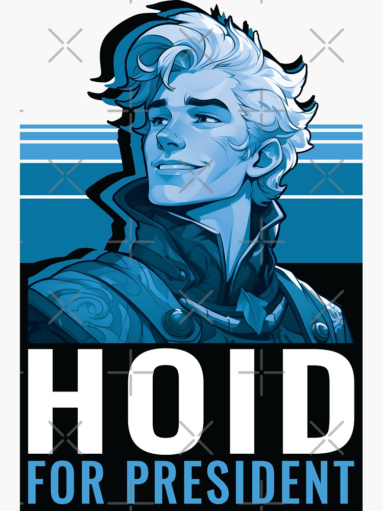 "Hoid for President - The Cosmere Deserves a Little Chaos" Sticker by ...