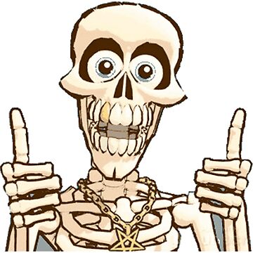 "Skeleton thumbs up meme" Sticker for Sale by Don Pollo Designs | Redbubble