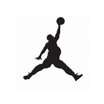 "FAT jordan" Sticker by BMDesigneleven | Redbubble
