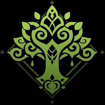 "Sumeru logo Genshin Impact" Sticker for Sale by damomonkey | Redbubble