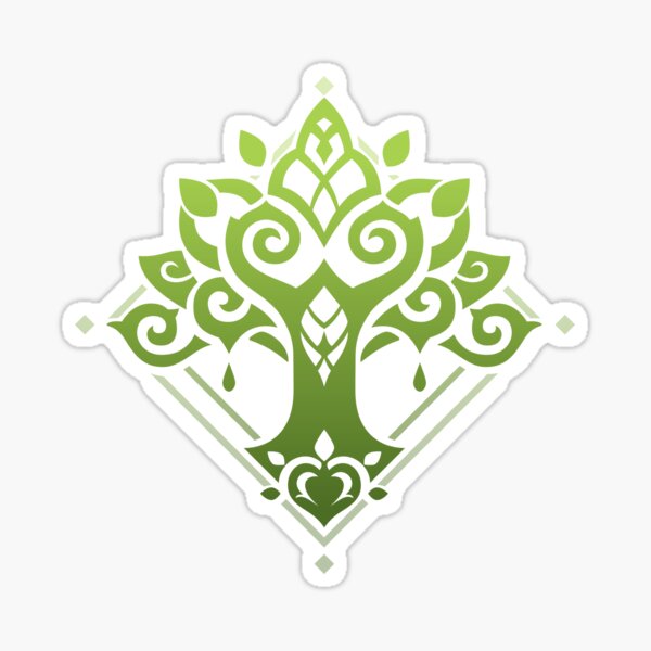 "Sumeru logo Genshin Impact" Sticker for Sale by damomonkey | Redbubble