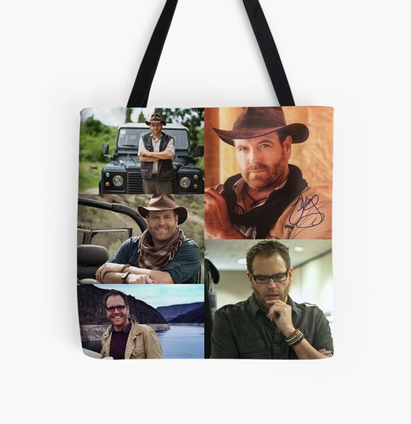 "Josh Gates Signed collage" Tote Bag for Sale by Okinson | Redbubble