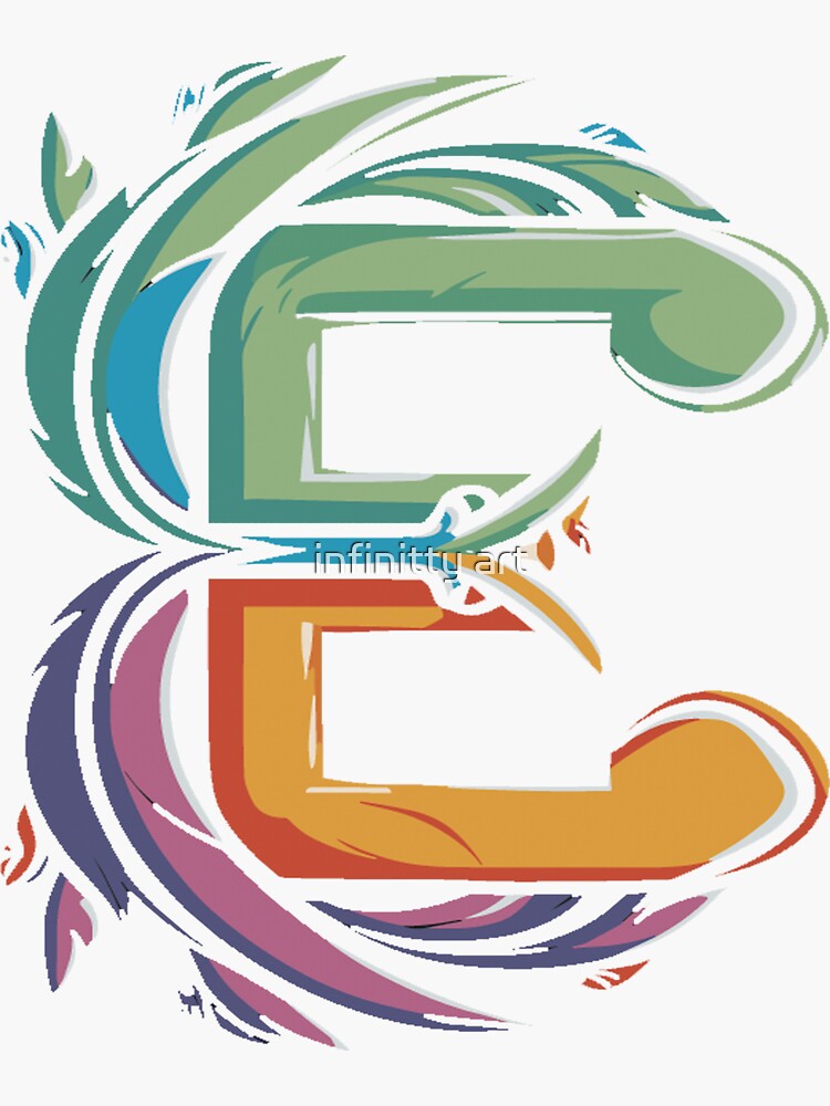 Letra E En Cursiva