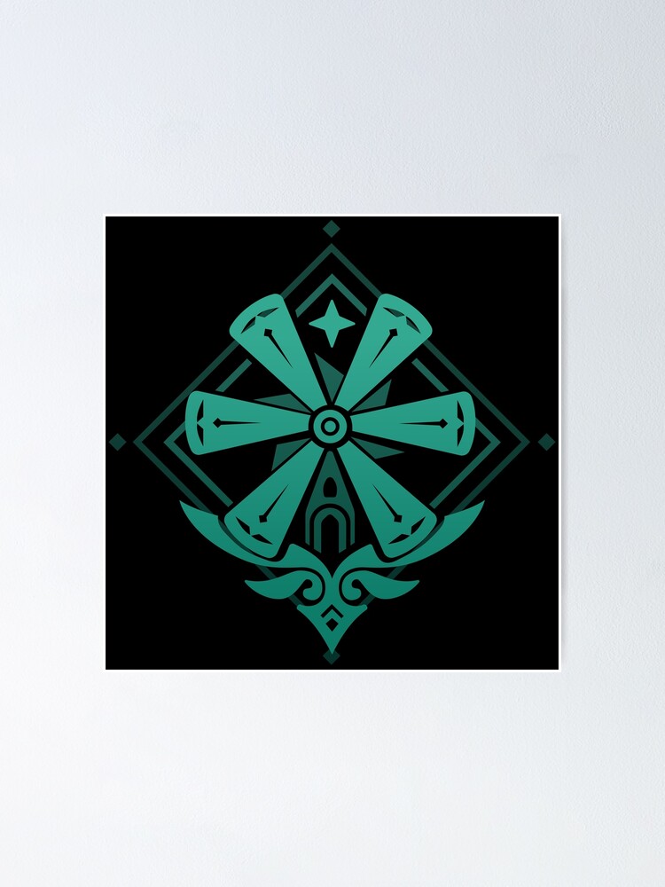 "Mondstadt logo Genshin Impact" Poster for Sale by Damien Pepper ...