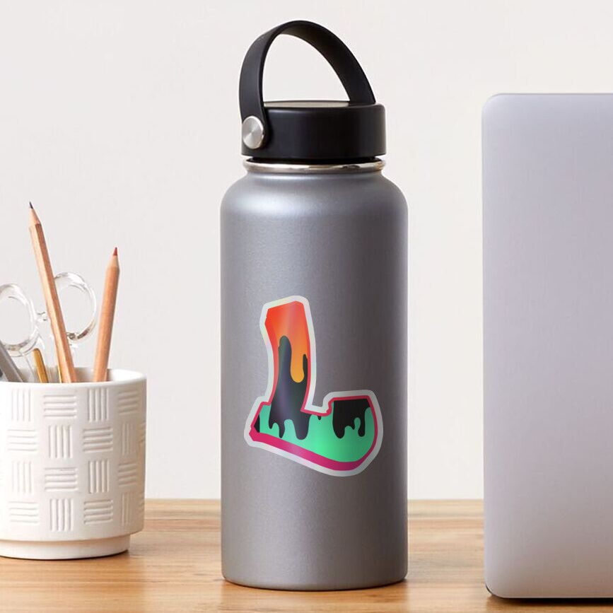 "Letter L - Dripping" Sticker for Sale by Dmitri-Art | Redbubble