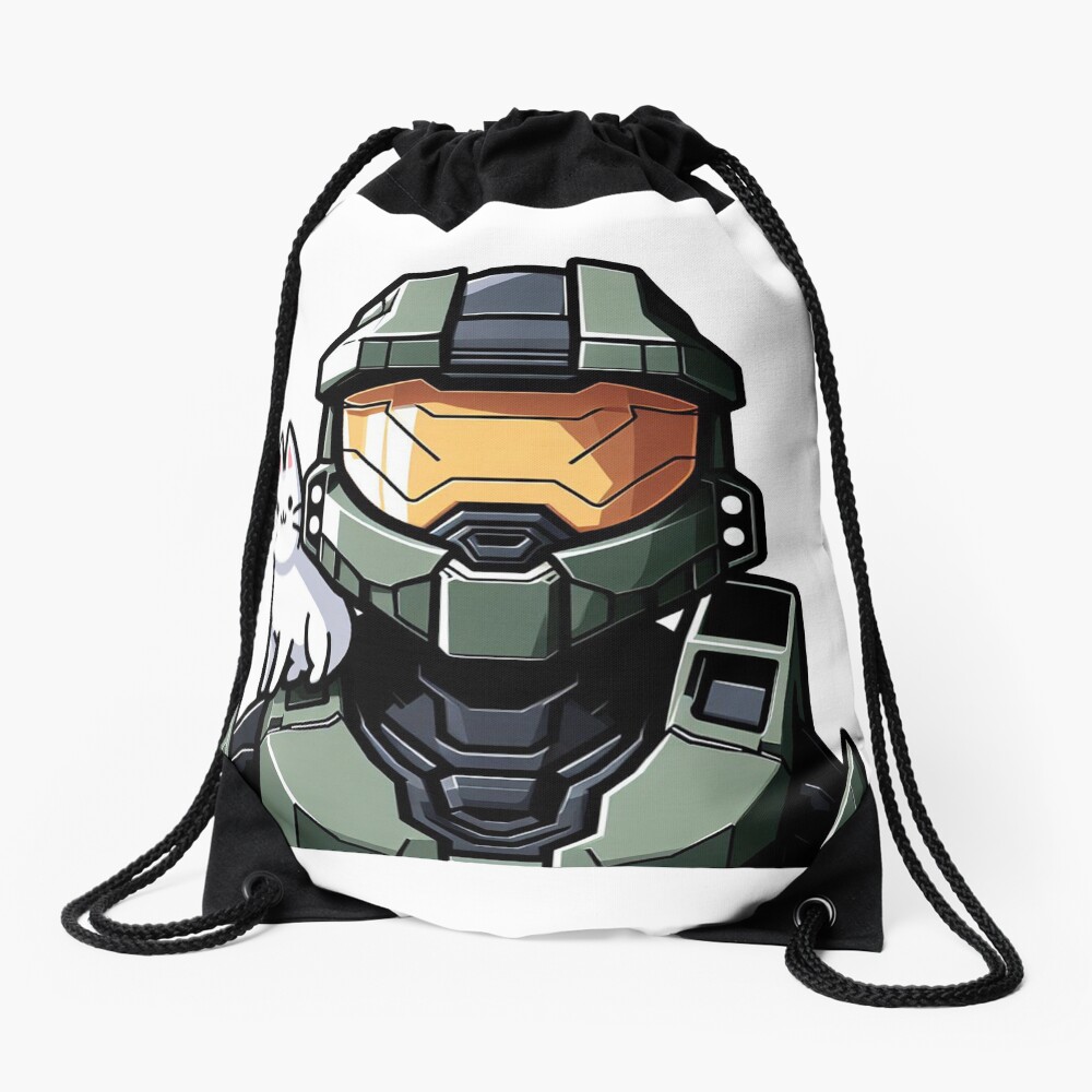 "Master Chief Cat" Sticker for Sale by My-Sticker-Shop | Redbubble