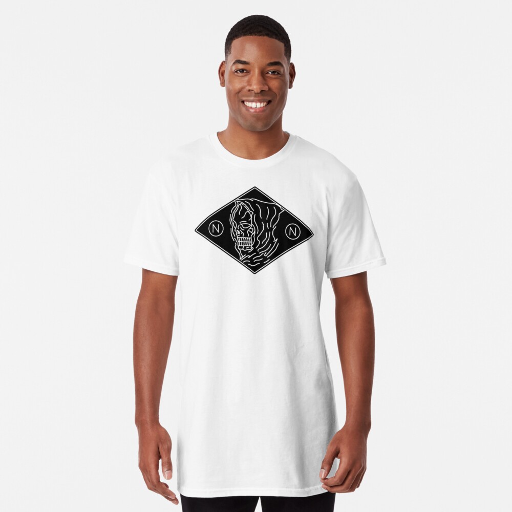 "nothing nowhere merch "black logo"" Sticker for Sale by L R | Redbubble