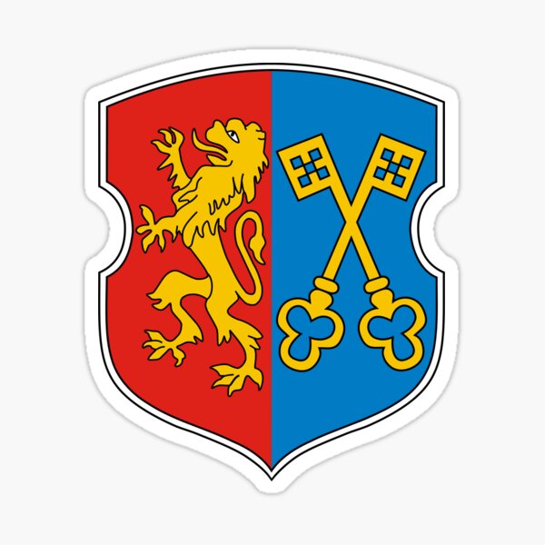 "Coat of arms of Lida, Belarus" Sticker by PZAndrews | Redbubble