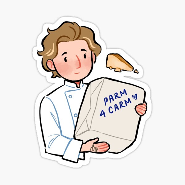 "Parm 4 Carm" Sticker for Sale by zz-zera | Redbubble