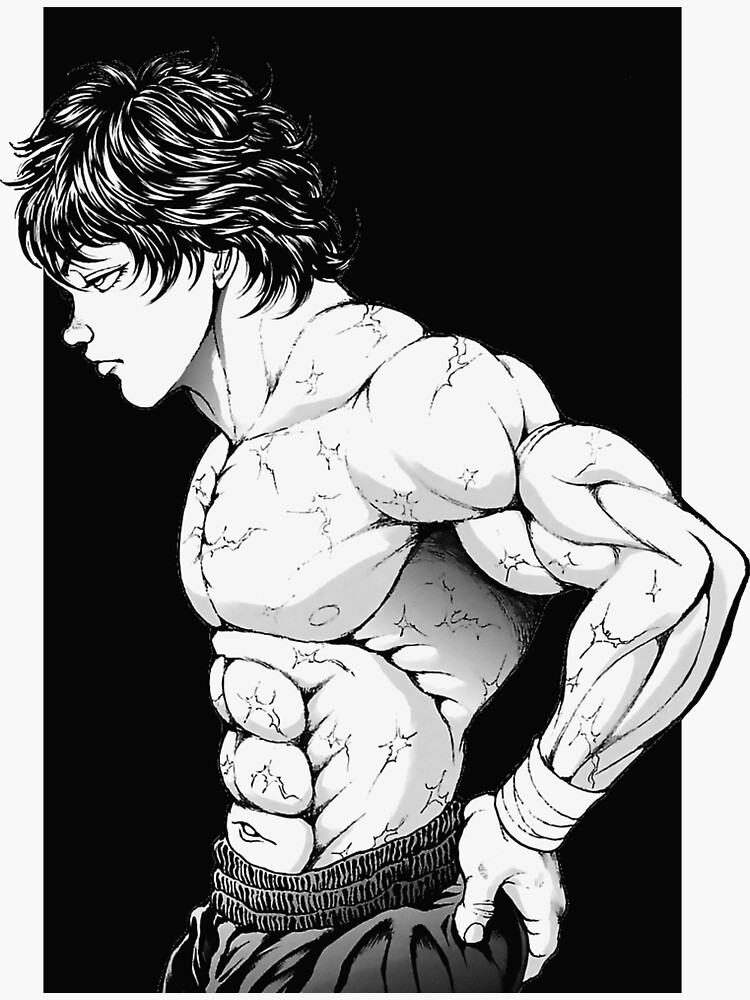 "Baki Hanma Aesthetic Physique" Sticker for Sale by DasaiArt | Redbubble