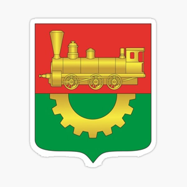 "Baranavichy coat of arms, Belarus" Sticker for Sale by PZAndrews ...