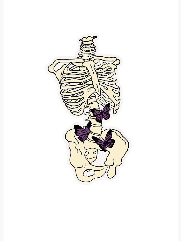 Butterflies In Stomach Art Premium Vector | Butterflies In Your