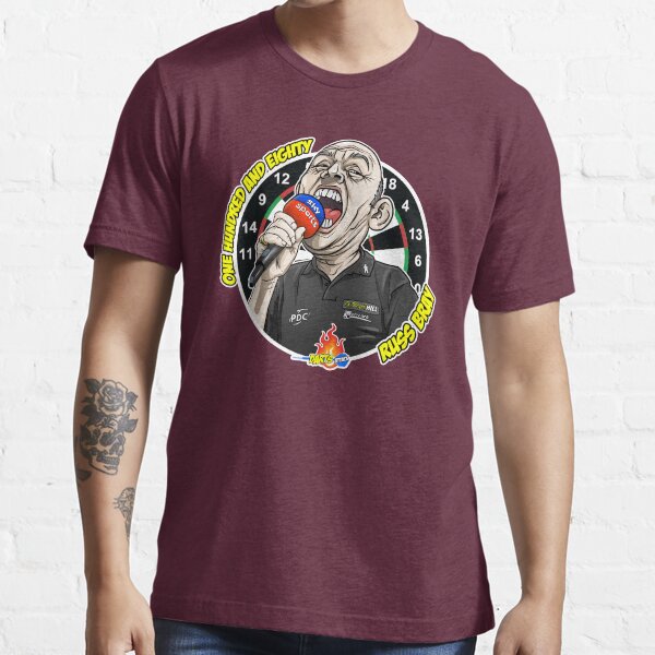 Essential T-Shirt for Sale mit "Karikatur Russ Bray, von Darts Attack ...