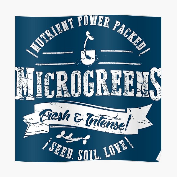"Microgreens" Poster by pumodesign | Redbubble