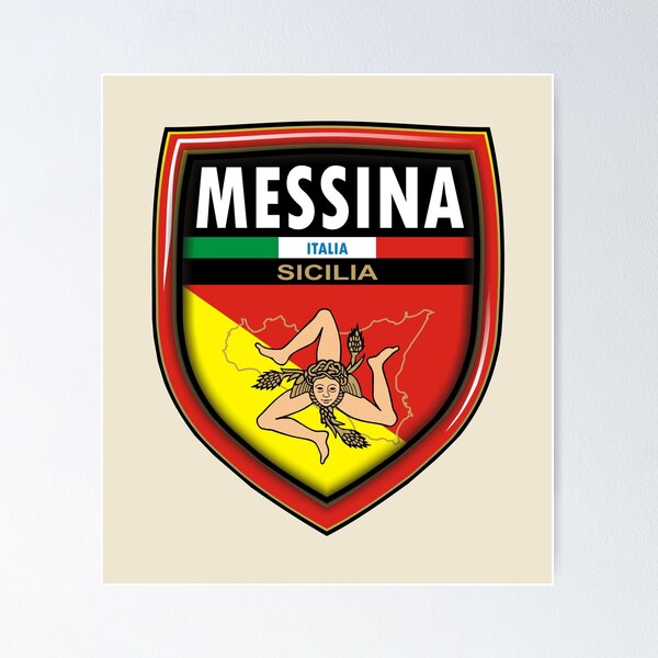 "Messina Sicilia Sicily coat of arms" Poster for Sale by antonietta40 ...