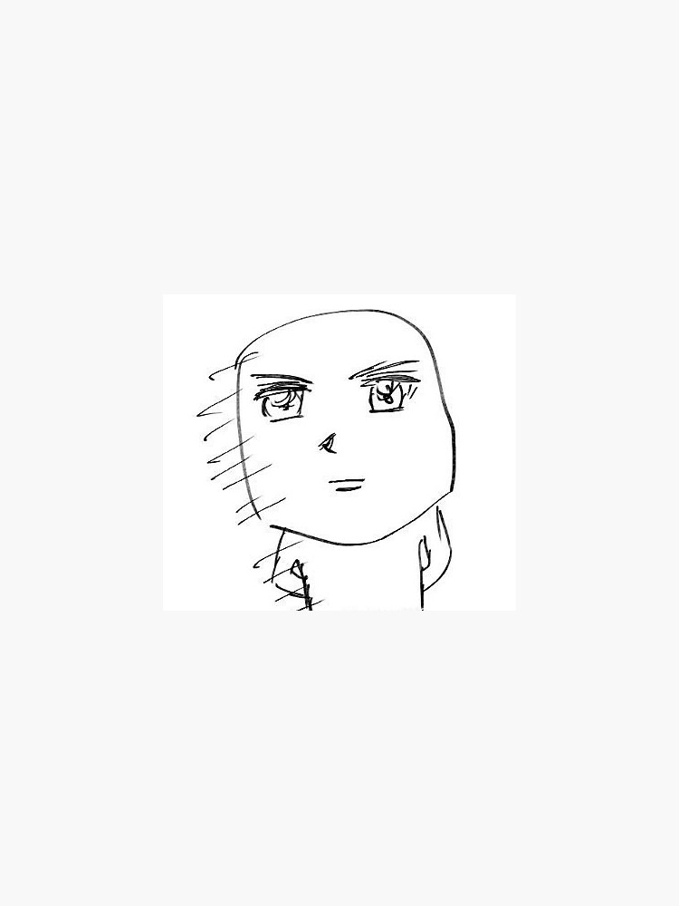 "manga artist reaction meme funny" Sticker for Sale by sarascoolstuff ...