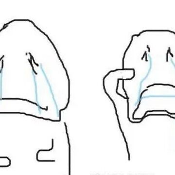 "manga artist reaction crying meme drawing" Sticker for Sale by ...